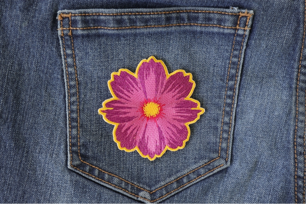 Pink Flower Patch by Ivamis Patches