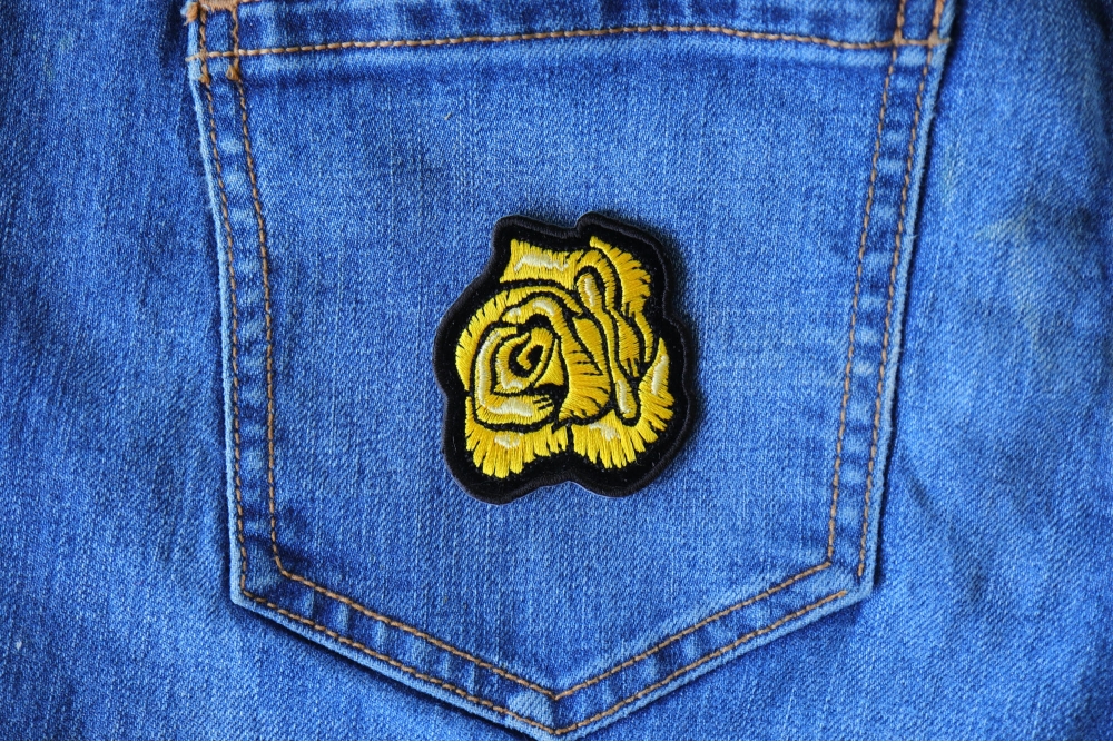 Yellow Rose Patch by Ivamis Patches