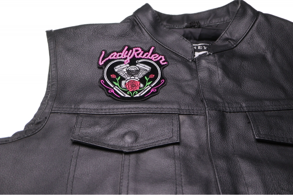 Lady Rider Motorcycle Patch for Sewing or Ironing on to Clothes by ...