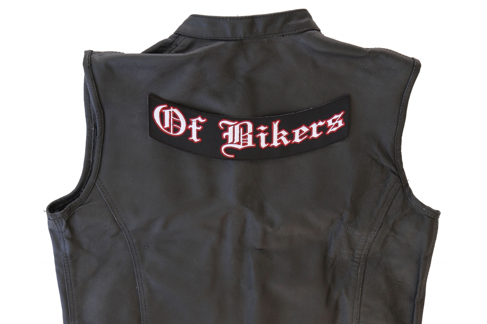 shown on leather vest