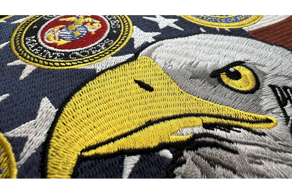 Never Forget Patch In Memory of Fallen Heroes, Large Patriotic Patches ...