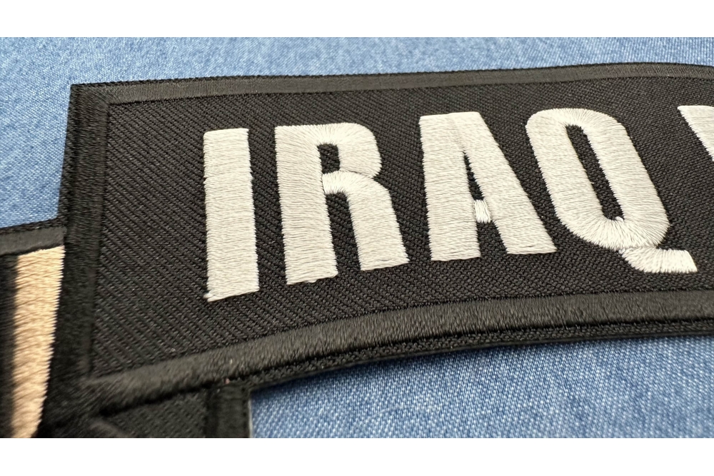 Iraq War Vet Patch, Large Rocker Patches by Ivamis Patches