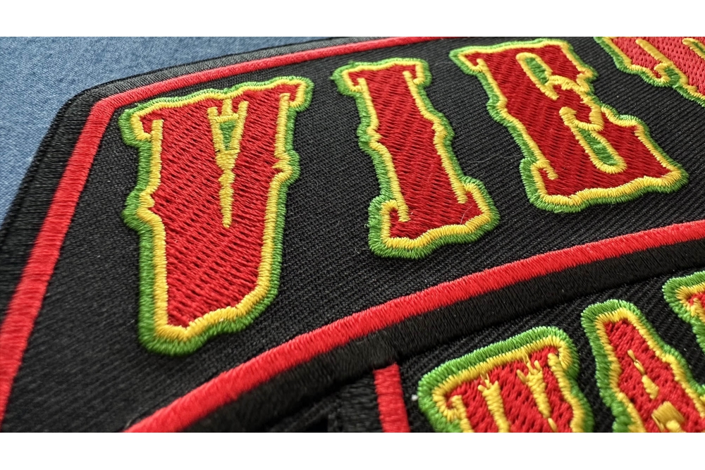 Vietnam War Veteran Patch, Large Rocker Patches by Ivamis Patches