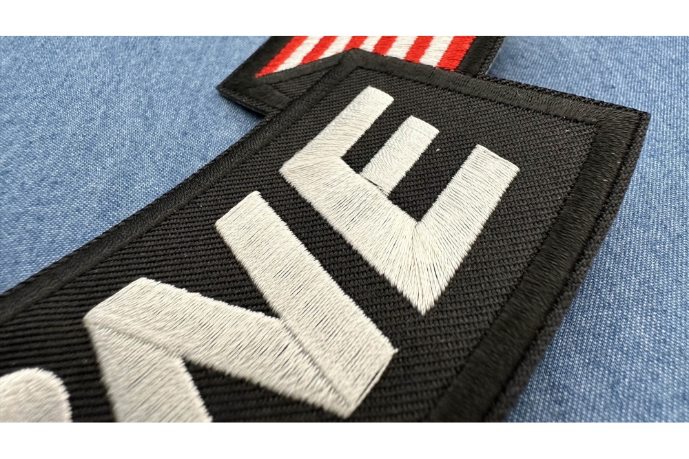 Airborne Patch, US Flag Large Rocker Patch by Ivamis Patches