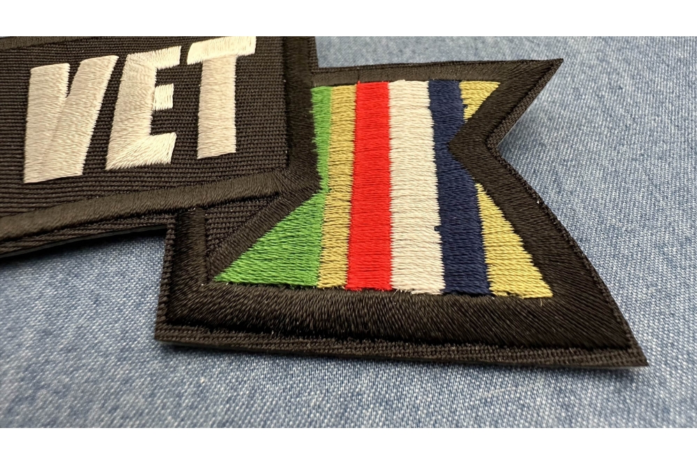 Desert Storm Vet Patch, US Flag Large Rocker Patch by Ivamis Patches