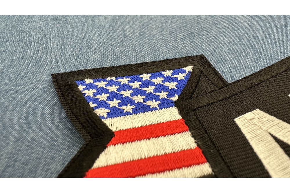 Airborne Patch, US Flag Large Rocker Patch by Ivamis Patches