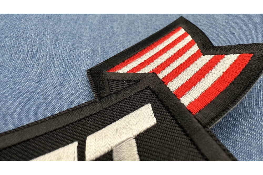 Combat Vet Patch, US Flag Large Rocker Patch by Ivamis Patches