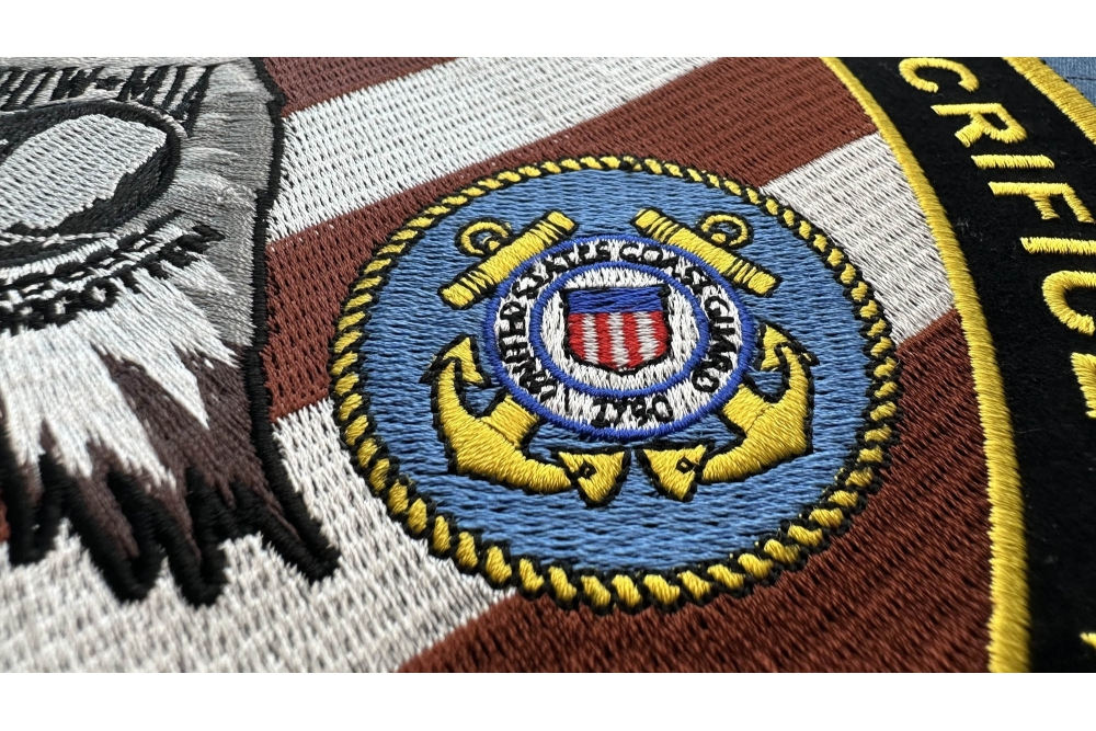 Never Forget Patch In Memory of Fallen Heroes, Large Patriotic Patches ...