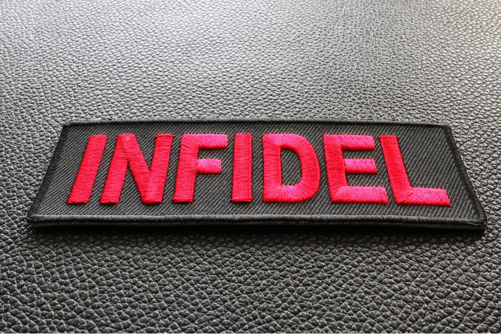 Infidel Patch Small Embroidered Iron On Patch | Embroidered Patches by ...