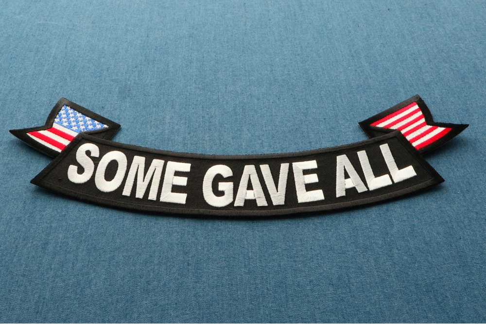 Some Gave All Patch - Sew on Back of Jackets by Ivamis Patches