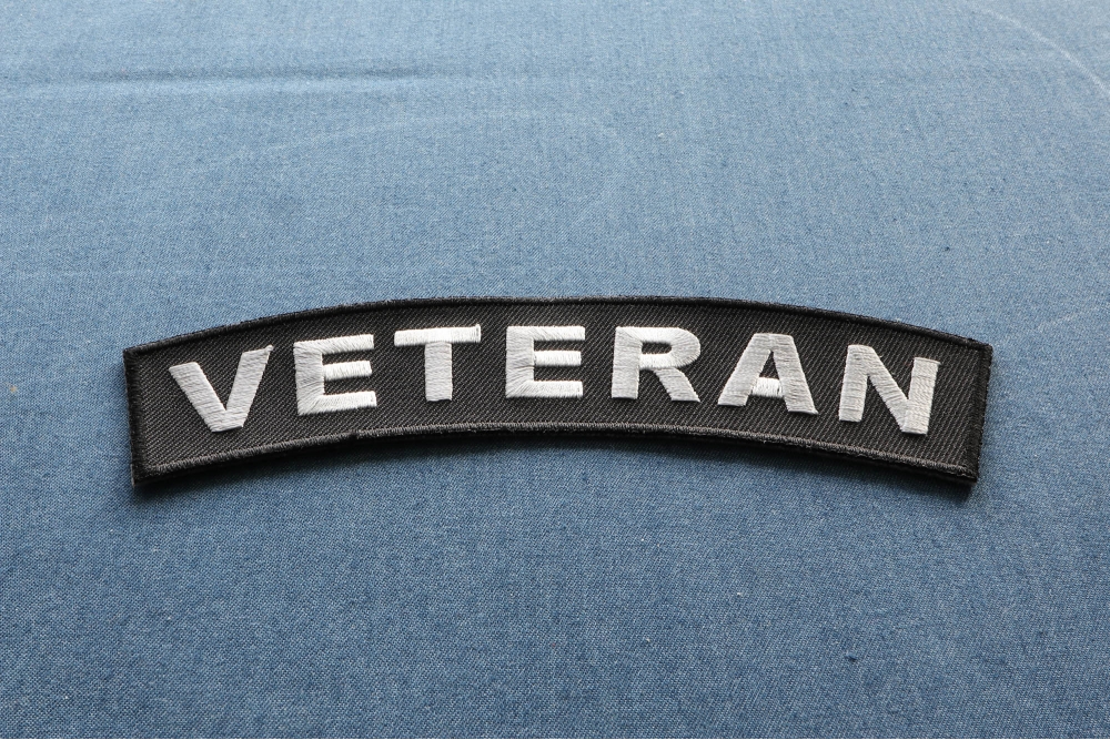 Veteran Medium Size Rocker Patch | US Military Veteran Patches by ...