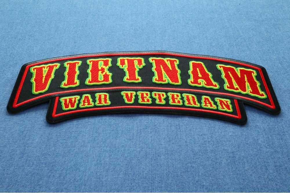 Vietnam War Veteran Patch - Sew on Back of Jackets by Ivamis Patches