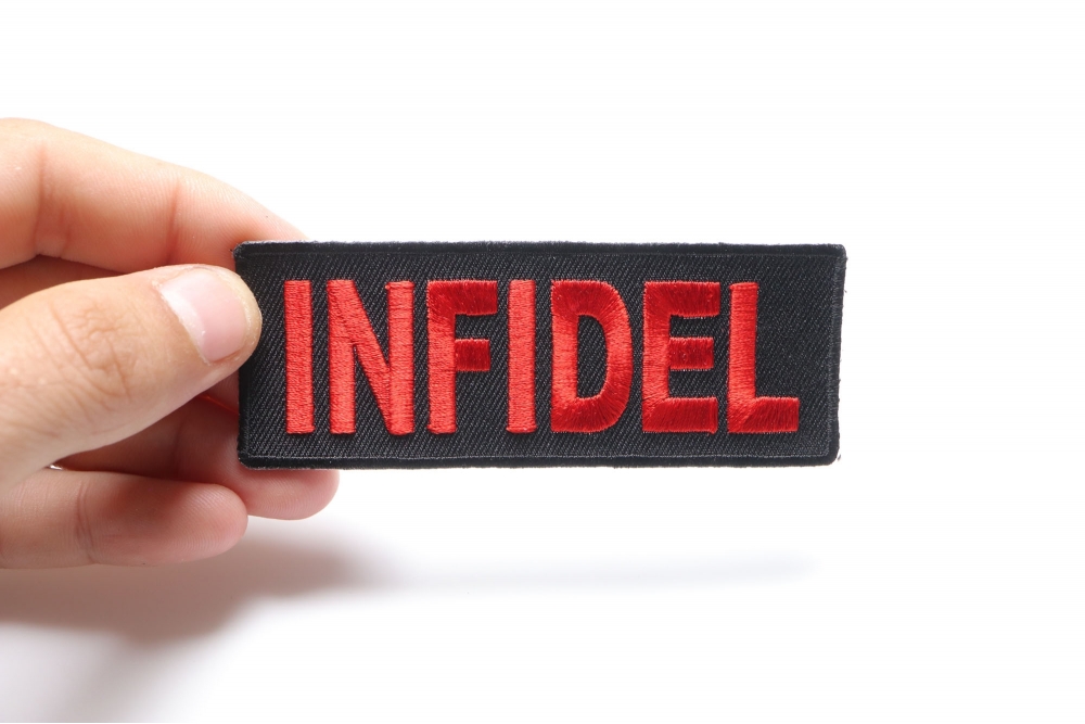 Infidel Patch Small Embroidered Iron On Patch | Embroidered Patches by ...