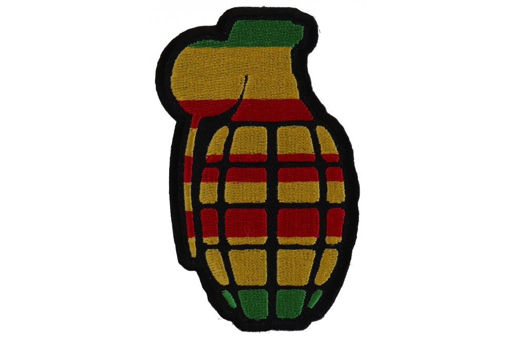 Grenade Patch Vietnam Colors | US Military Vietnam Veteran Patches by Ivamis Patches