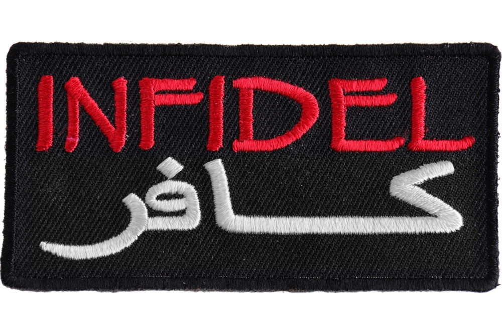 Infidel Patch, Military Saying Patches by Ivamis Patches