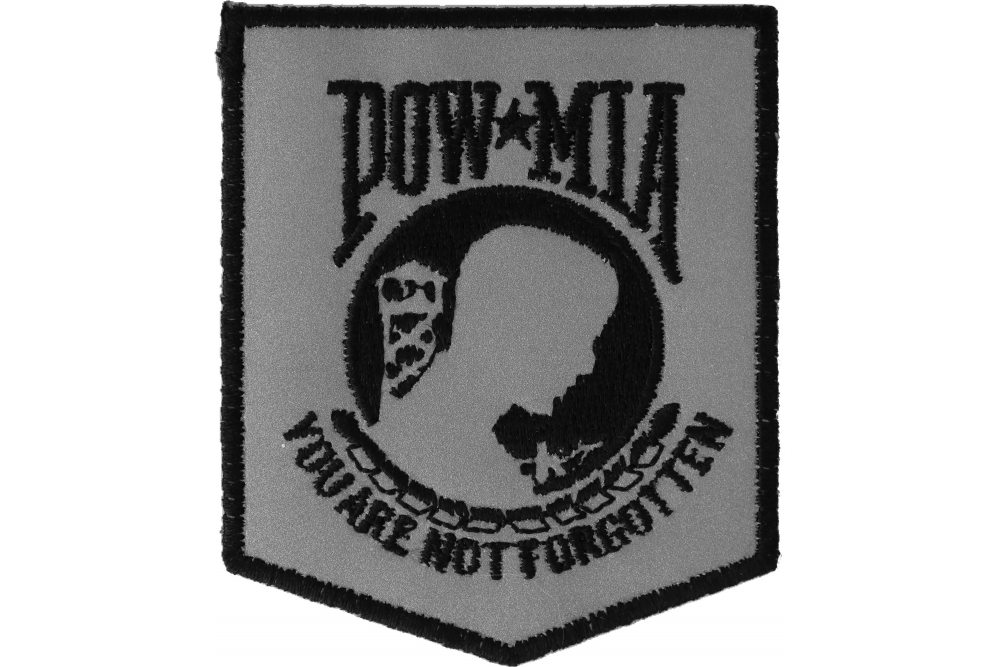 POW MIA Reflective Patch | US Military Veteran Patches by Ivamis Patches