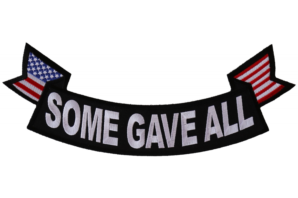Some Gave All Patch - Sew on Back of Jackets by Ivamis Patches