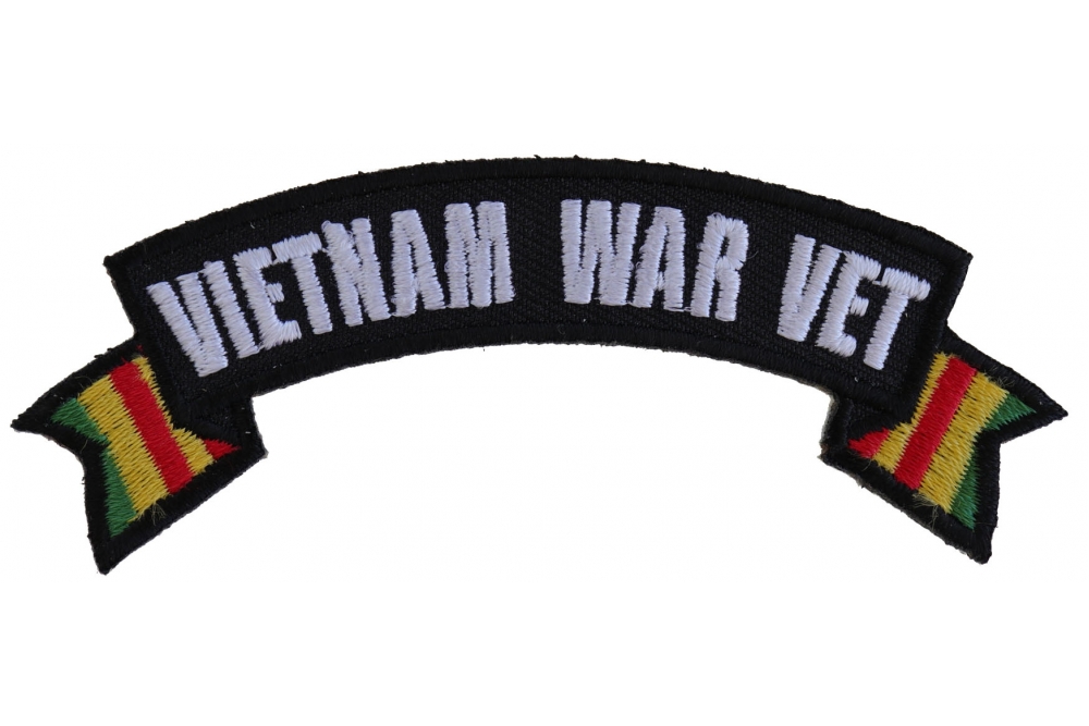 Vietnam War Vet Ribbon Small Rocker | US Military Vietnam Veteran ...