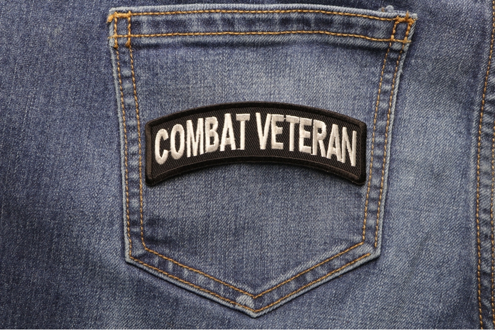 Combat Veteran Patch, Military Vet Patches by Ivamis Patches