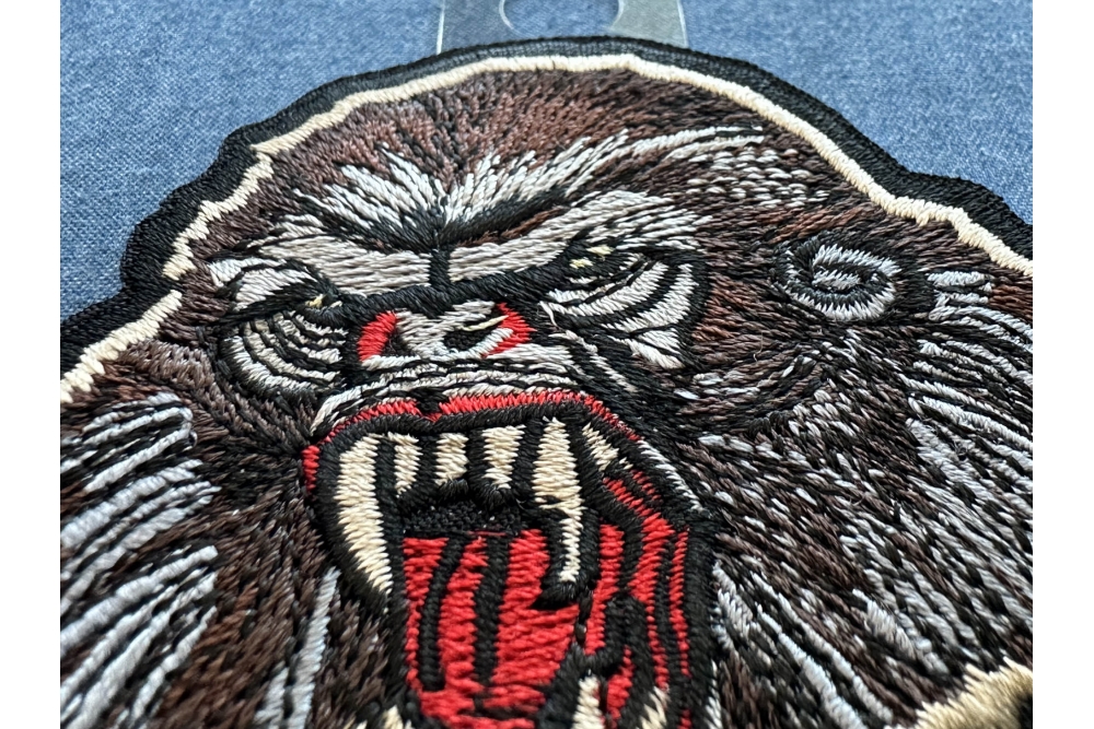 Gorilla Iron on Patch - Iron on Monkey Patches by Ivamis Patches