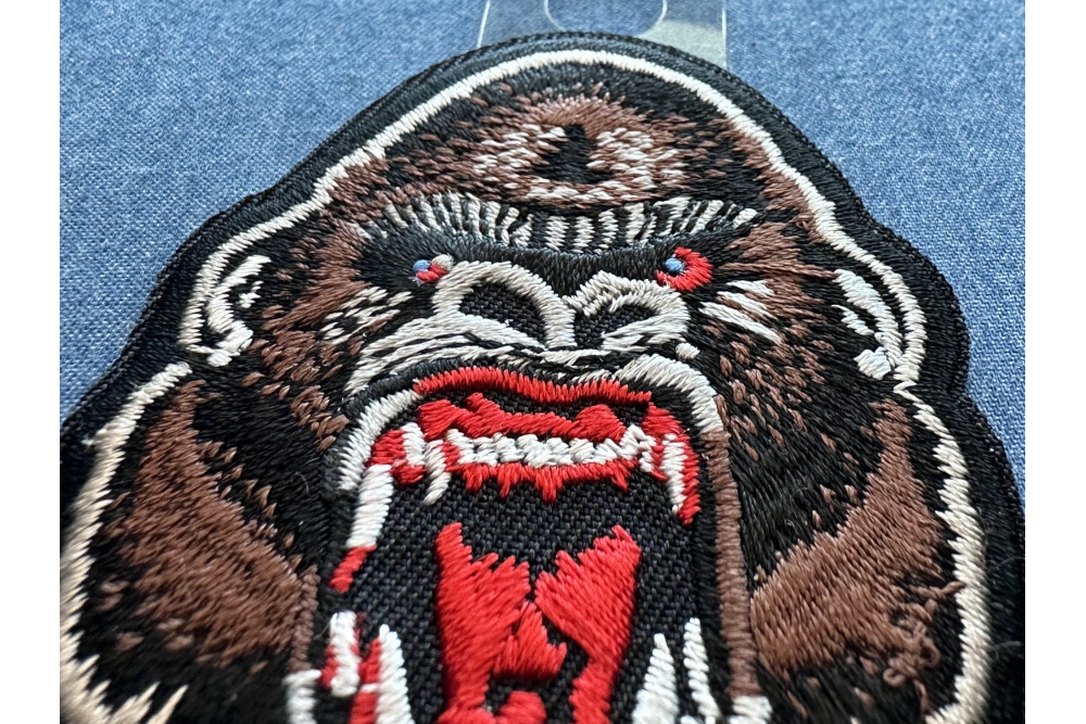 Ugly Monkey Iron on Patch - Iron on Monkey Patches by Ivamis Patches