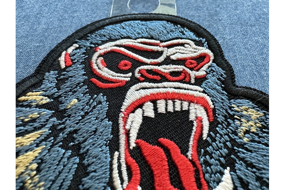 Scary Gorilla Patch - Iron on Monkey Patches by Ivamis Patches
