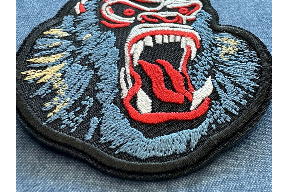 Scary Gorilla Patch - Iron on Monkey Patches by Ivamis Patches