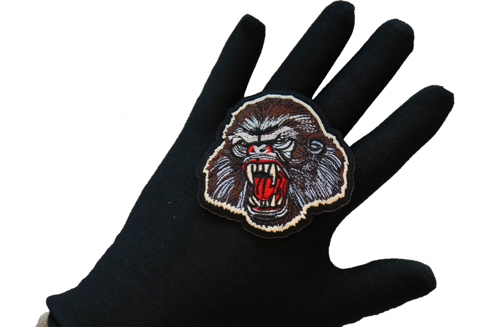Gorilla Iron on Patch - Iron on Monkey Patches by Ivamis Patches