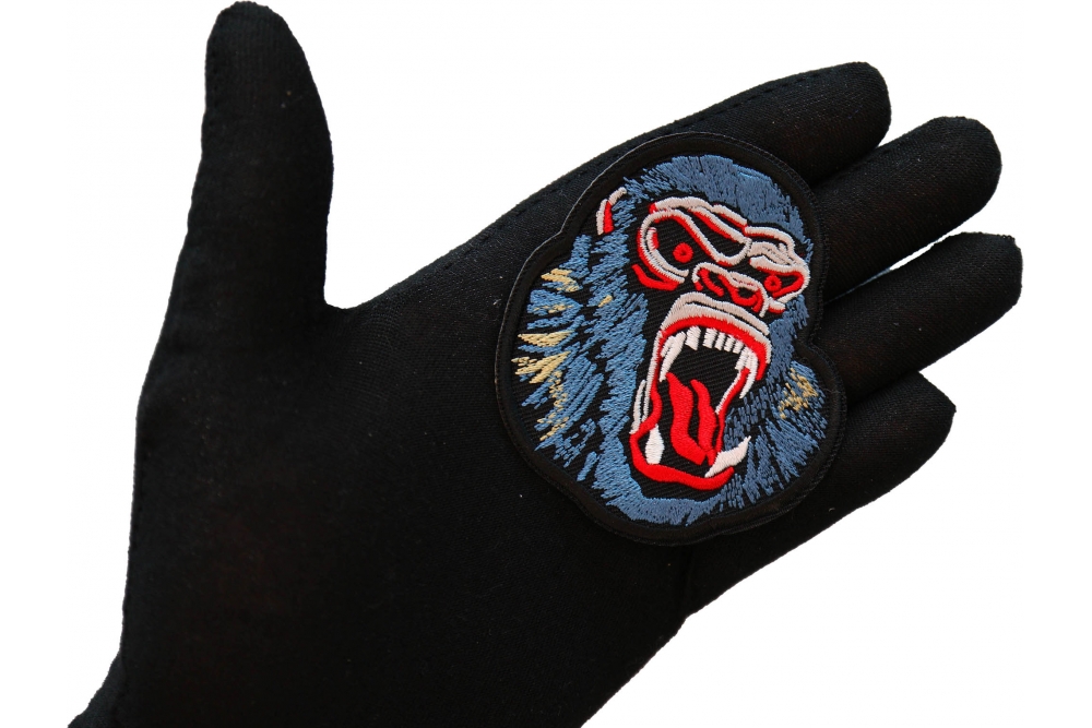 Scary Gorilla Patch - Iron on Monkey Patches by Ivamis Patches