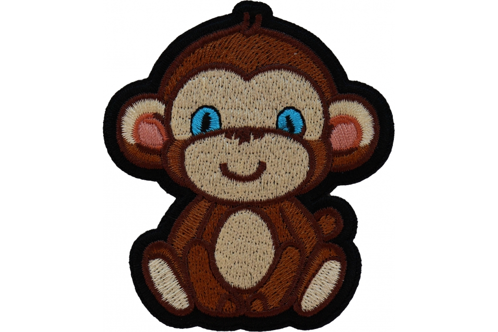 Monkey Patch - Iron on Monkey Patches by Ivamis Patches