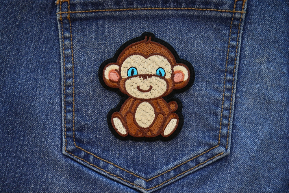 Monkey Patch - Iron on Monkey Patches by Ivamis Patches