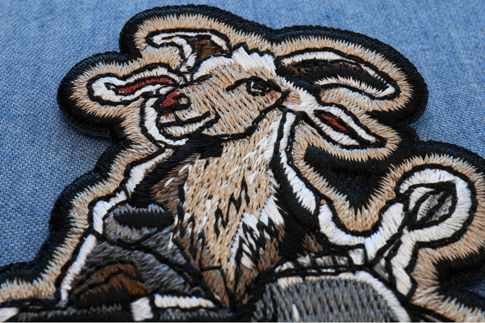 Goat on Bike Patch by Ivamis Patches