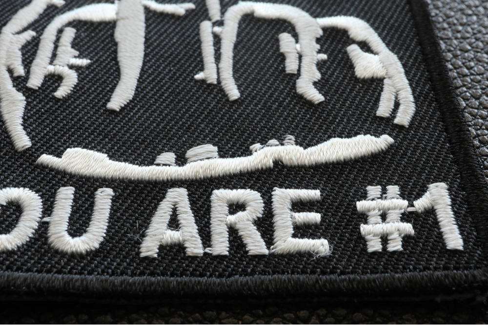 You Are No 1 Middle Finger Patch From Fun Patches | Embroidered Patches ...
