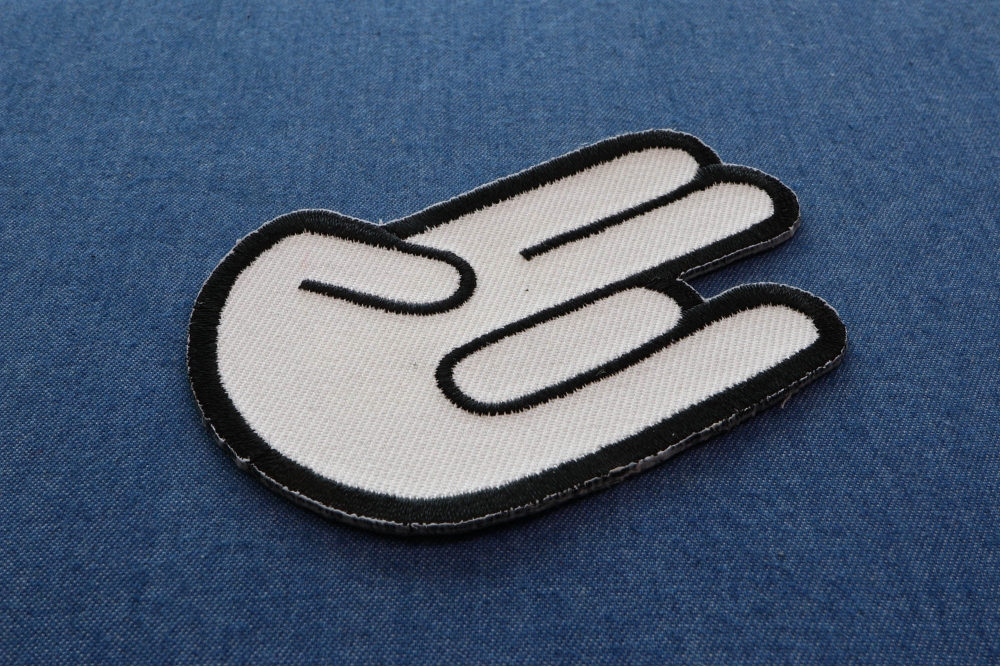 Iron On Shocker Hand Sign Iron On Patch | Embroidered Patches by Ivamis ...