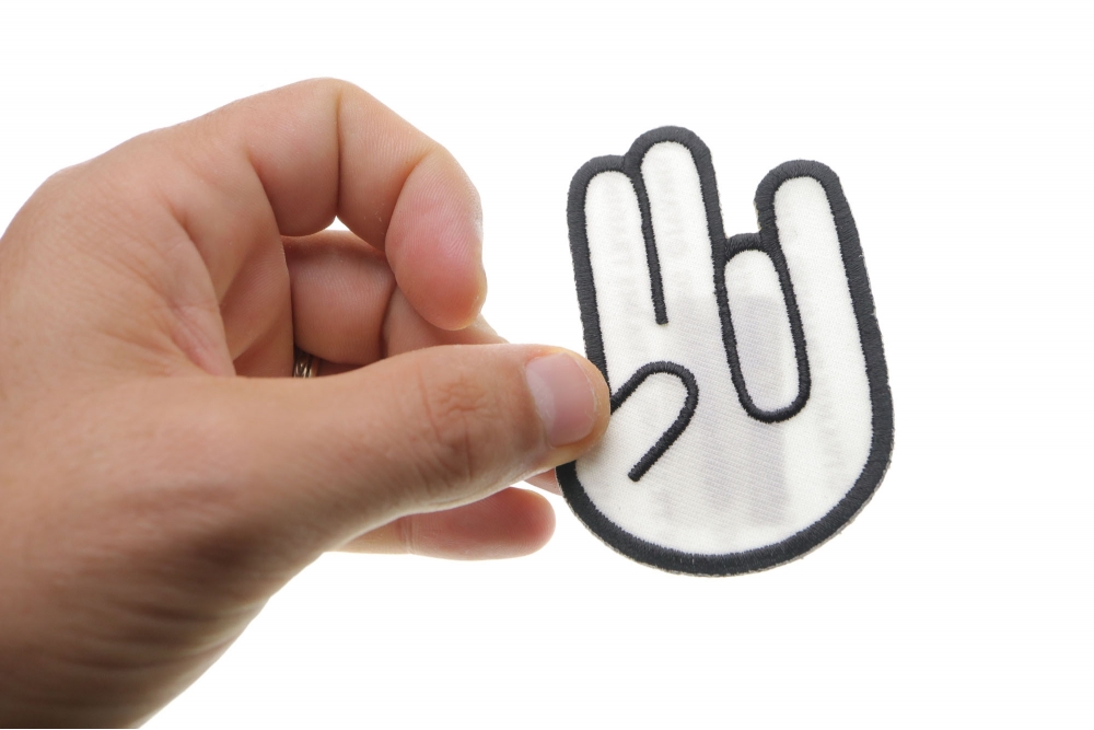 Iron On Shocker Hand Sign Iron On Patch | Embroidered Patches by Ivamis ...
