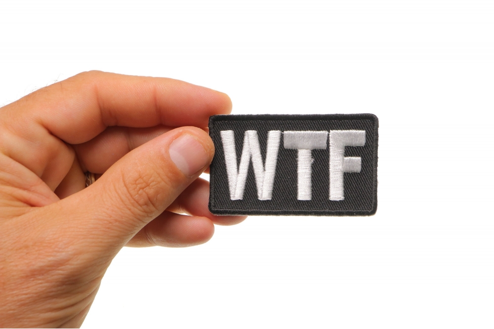 WTF Patch | Embroidered Patches by Ivamis Patches