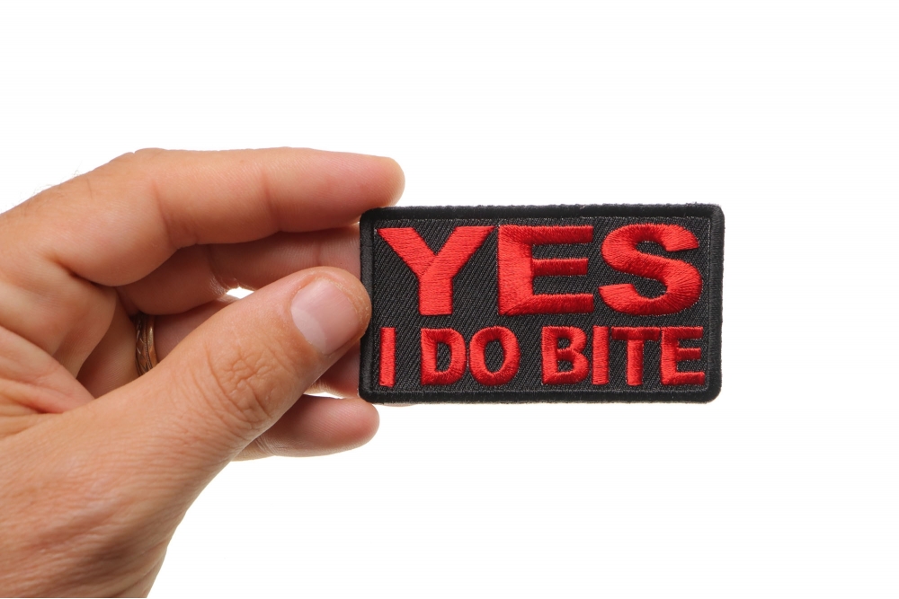 Yes I Do Bite Patch, Funny Patches for Adults by Ivamis Patches