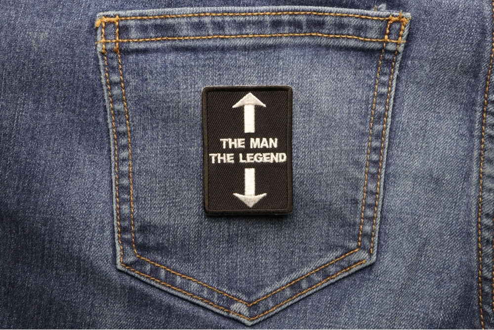 The Man The Legend Patch | Embroidered Patches by Ivamis Patches