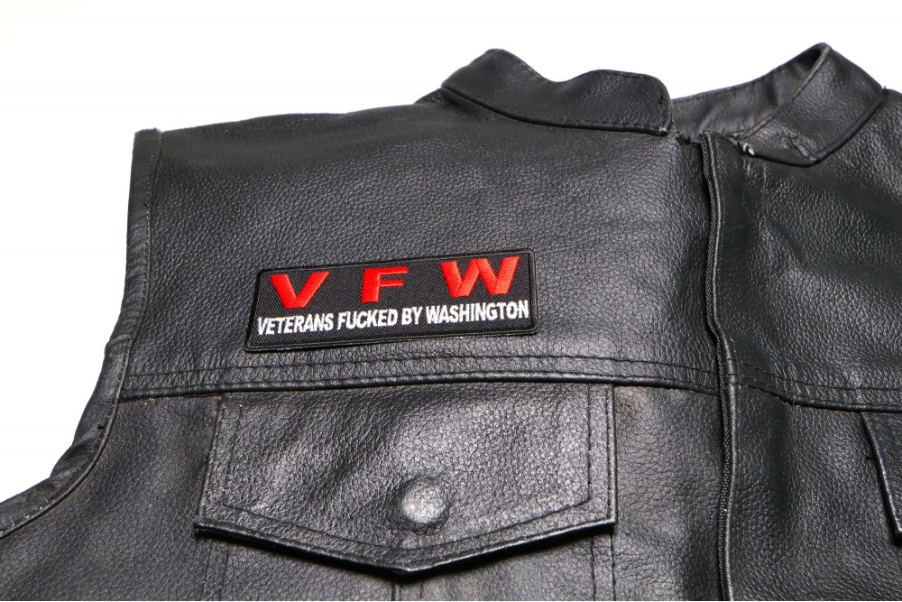 VFW Veterans Fucked By Washington Patch, Military Saying Patches by ...