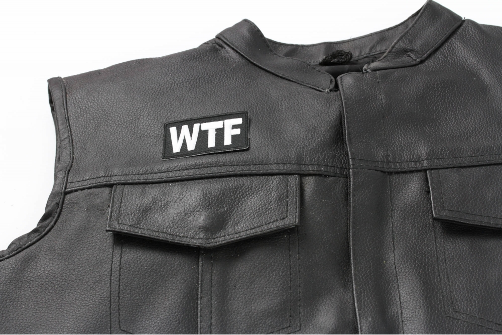 WTF Patch | Embroidered Patches by Ivamis Patches