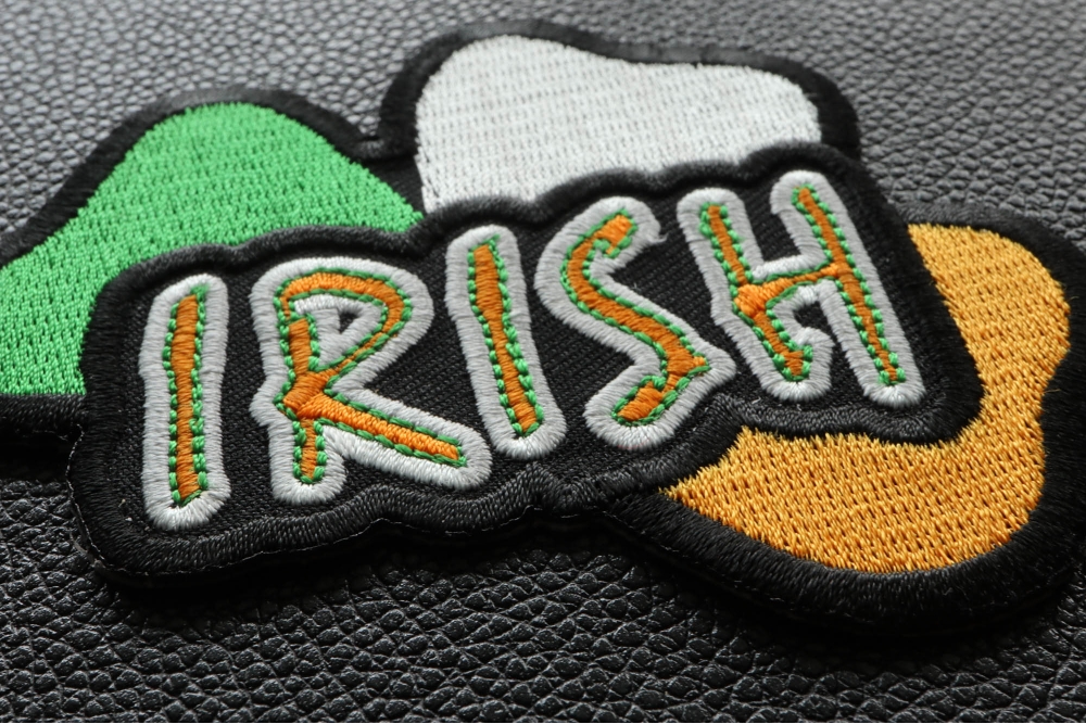Embroidered Irish Shamrock Patch | Embroidered Patches by Ivamis Patches