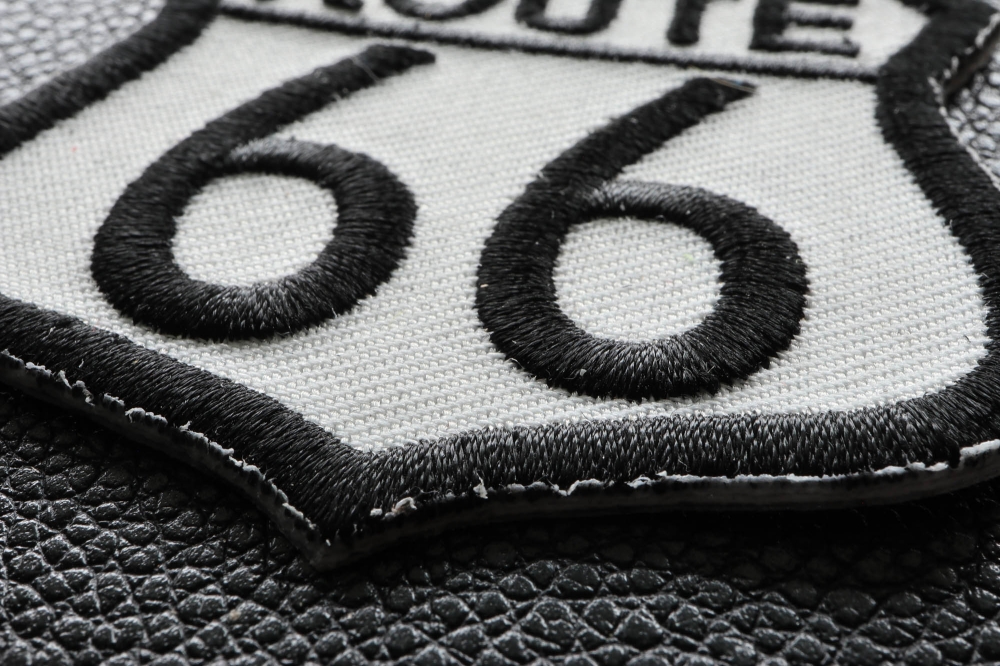 Route 66 Medium Patch - Embroidered Iron On | Embroidered Patches by ...