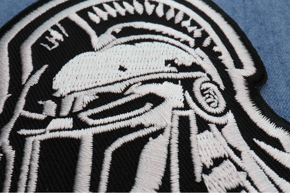 Spartan Helmet Patch - Iron on Novelty Patches by Ivamis Patches