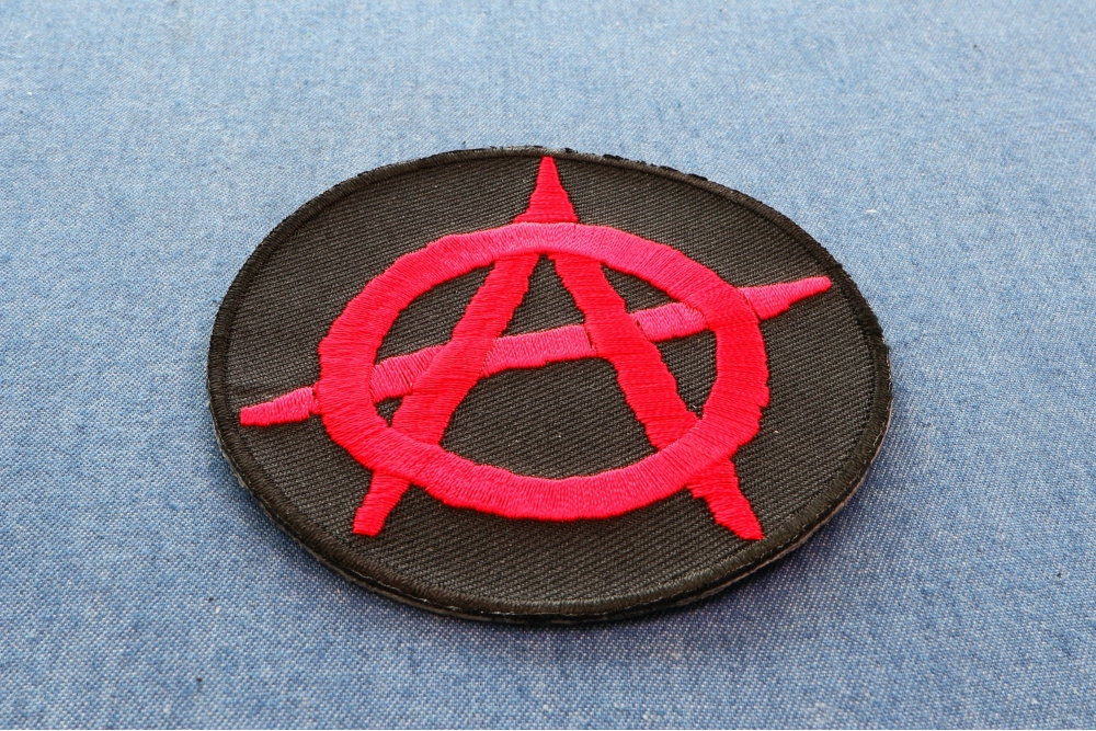 Anarchy Patch 3 Inch Round Iron On Patch | Embroidered Patches by ...