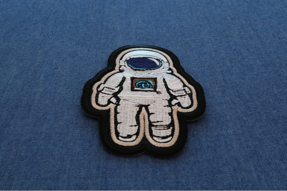 Floating Astronaut Patch, Iron on Patches by Ivamis Patches