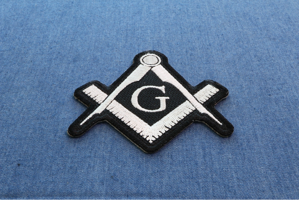 Mason Sign White Patch by Ivamis Patches