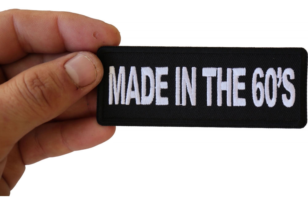 Made in the 60s Patch, Biker Sayings by Ivamis Patches