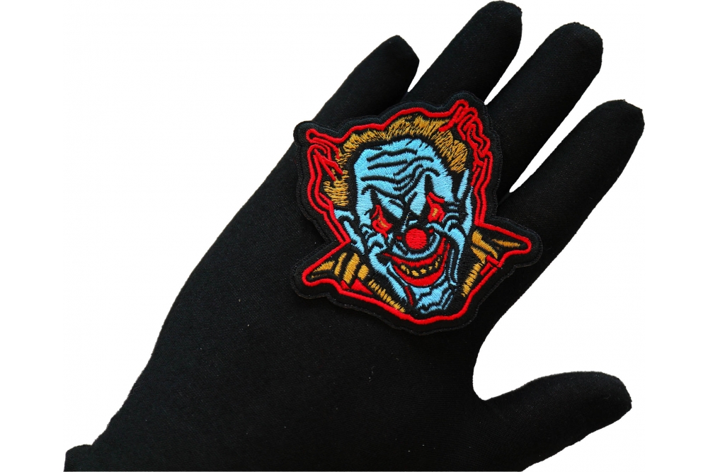 Psycho Clown Patch - Iron on Novelty Patches by Ivamis Patches