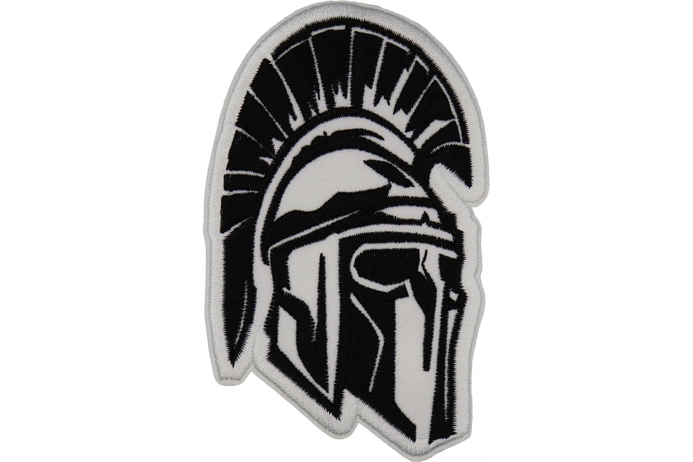 Spartan Helmet Patch - Iron on Novelty Patches by Ivamis Patches
