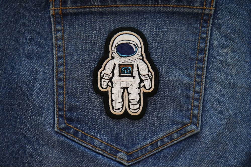Floating Astronaut Patch, Iron on Patches by Ivamis Patches